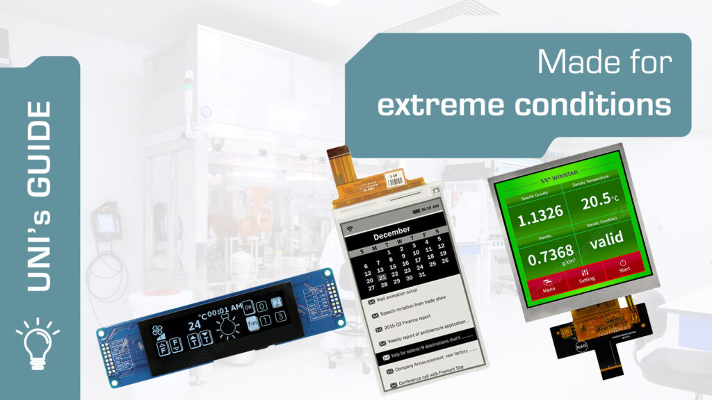 Displays for portable measuring devices - Unisystem - Industrial ...