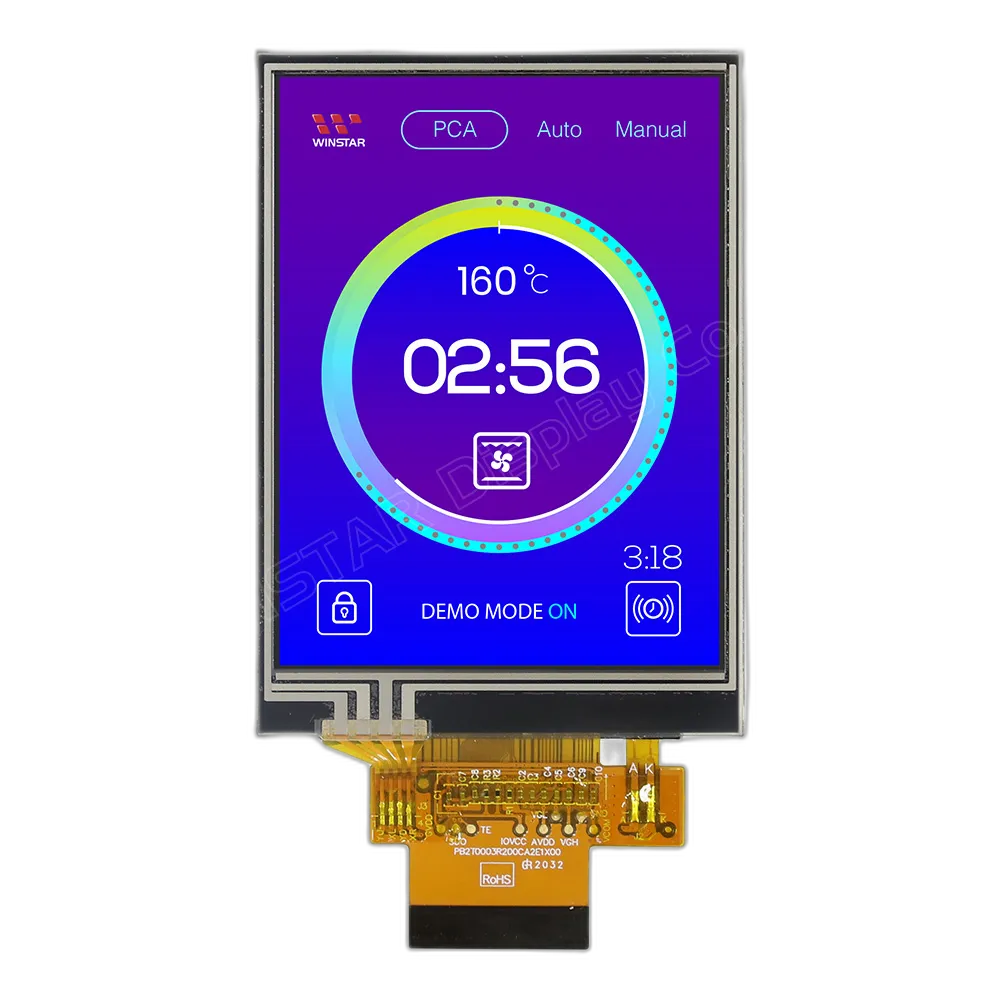 WF32DSLAJDNT0 Winstar 3.2" 240x320 LCD-TFT display - Unisystem ...