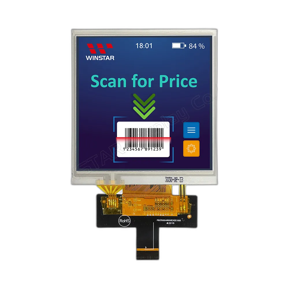 WF40ESWAA6MNT0 Winstar 4.0" 480x480 LCD-TFT display - Unisystem ...