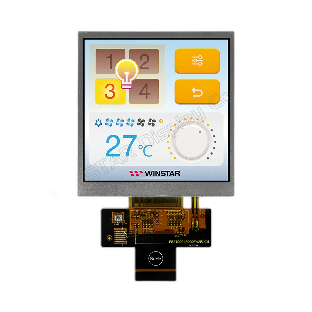 WF40ETWAA6DNN0 Winstar 4.0" 480x480 LCD-TFT display - Unisystem ...