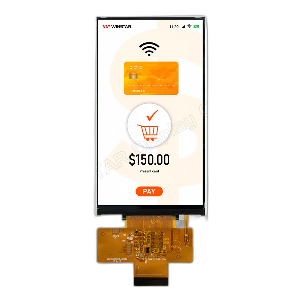 WF50DSYA3MNNB Winstar 5.0" 720x1280 LCD-TFT display - Unisystem ...