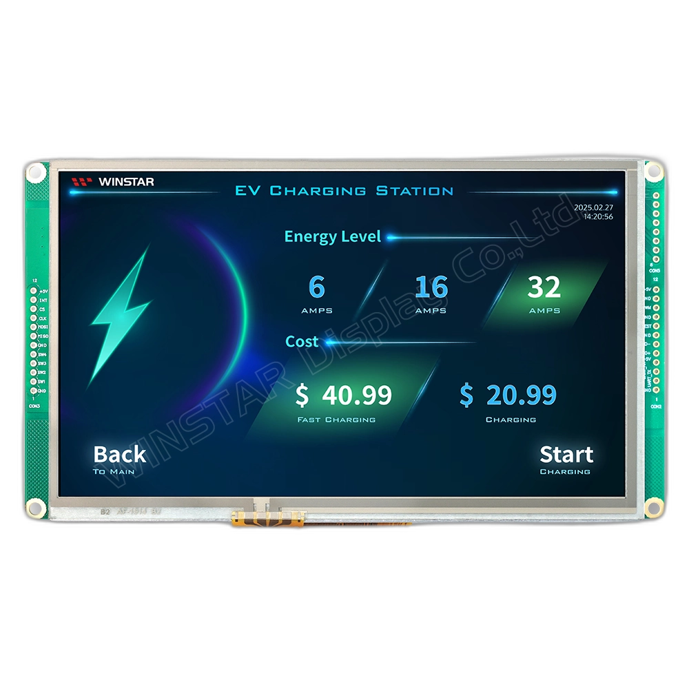 WL0F0007000A2TFAAEA00 Winstar 7" 800x480 LCD-TFT-Display - Unisystem ...